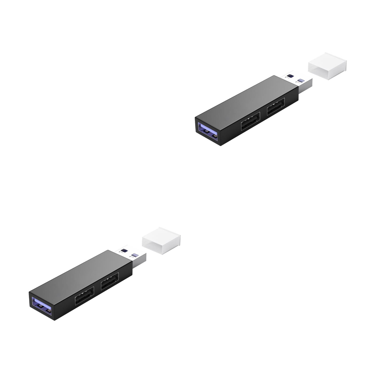 HOMEMAXS 2pcs Standard USB Hub 3 Ports USB Expansion Adapter Multi-Port ...