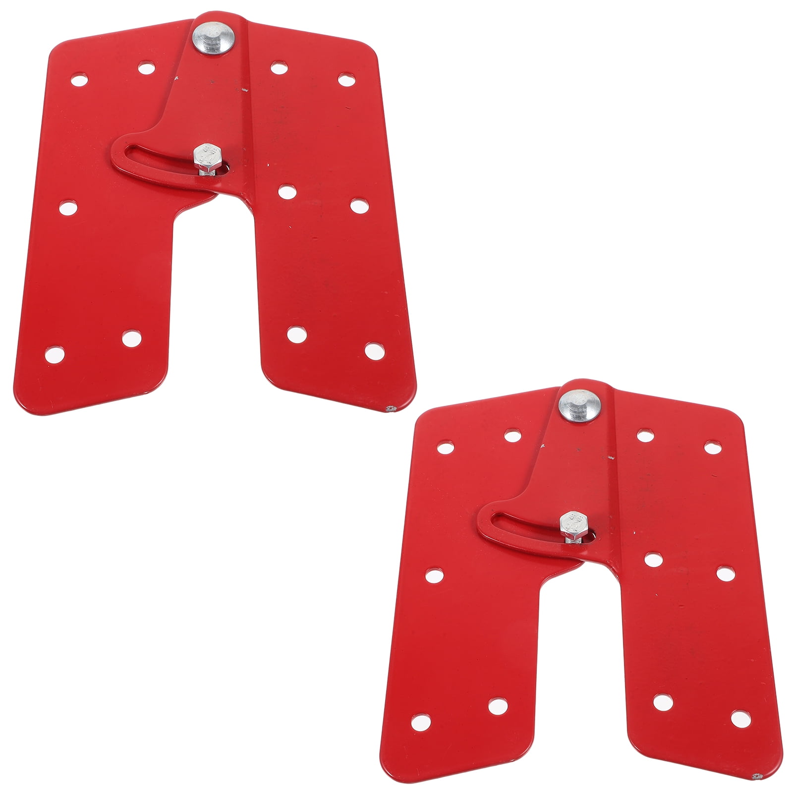 HOMEMAXS 2pcs Red Attic Ladder Hinge Replacement for Iron Ladder Use ...