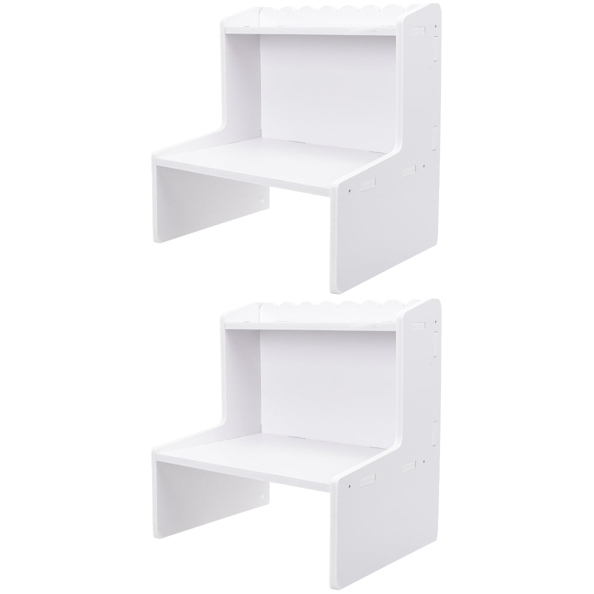 HOMEMAXS 2pcs Storage Rack Desktop Wooden Rack Desktop Skincare ...