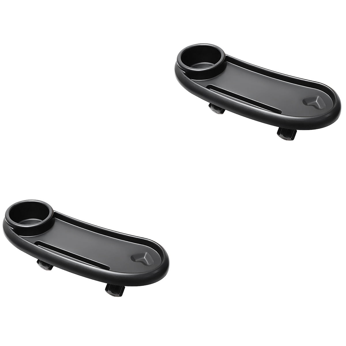 HOMEMAXS 2pcs Stroller Tray with Cup Holder Universal Stroller Snack ...