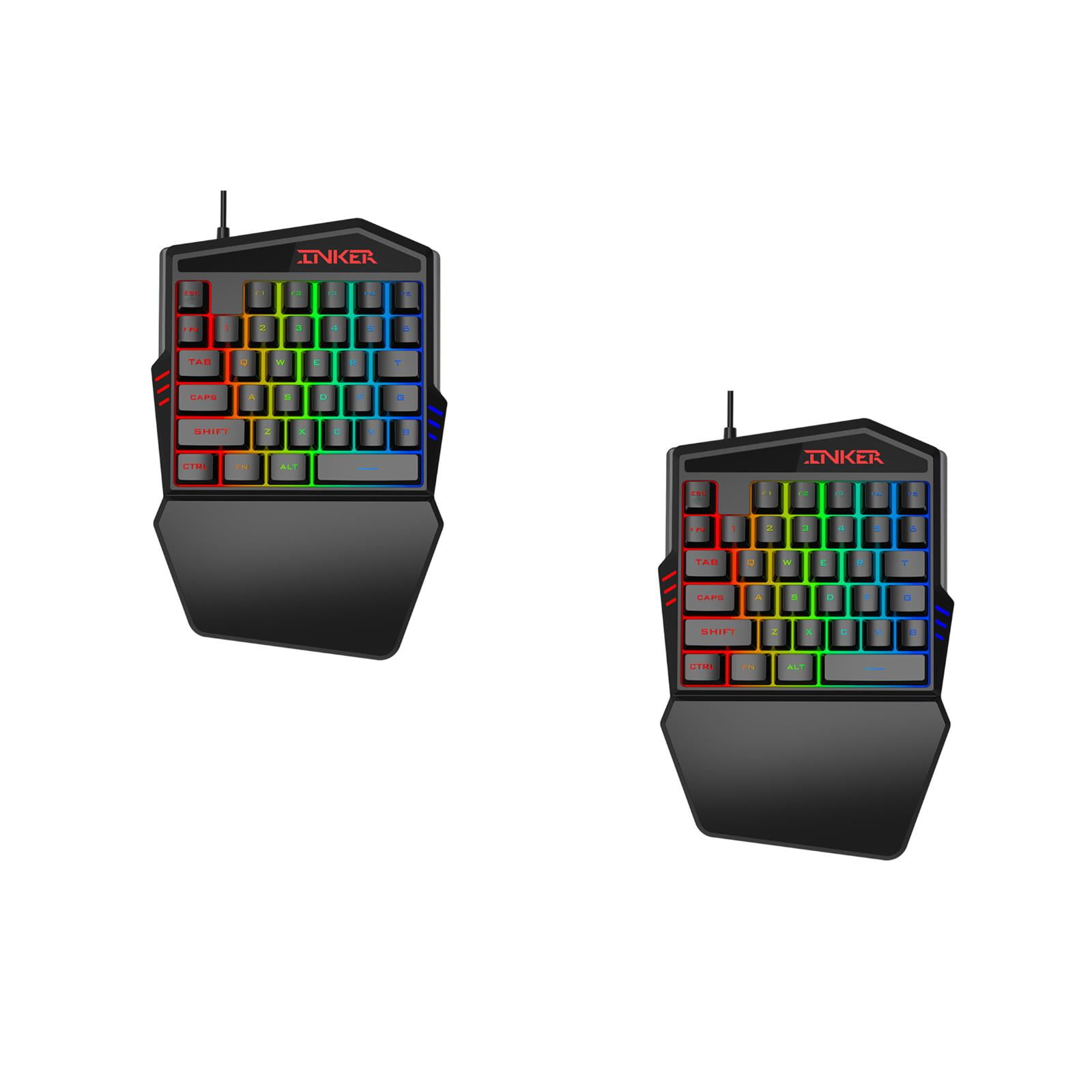 HOMEMAXS 2pcs Stylish Gaming Keyboard Backlight Keyboard E-Sport ...