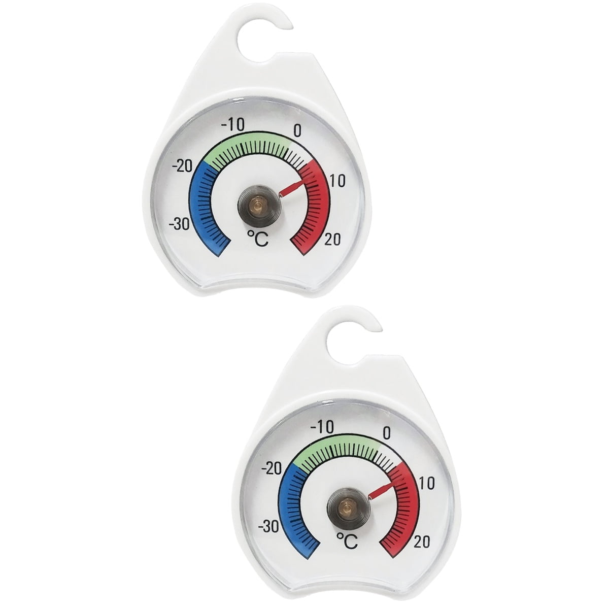 HOMEMAXS 2pcs Supermarket Fridge Thermometer Practical Refrigerator ...