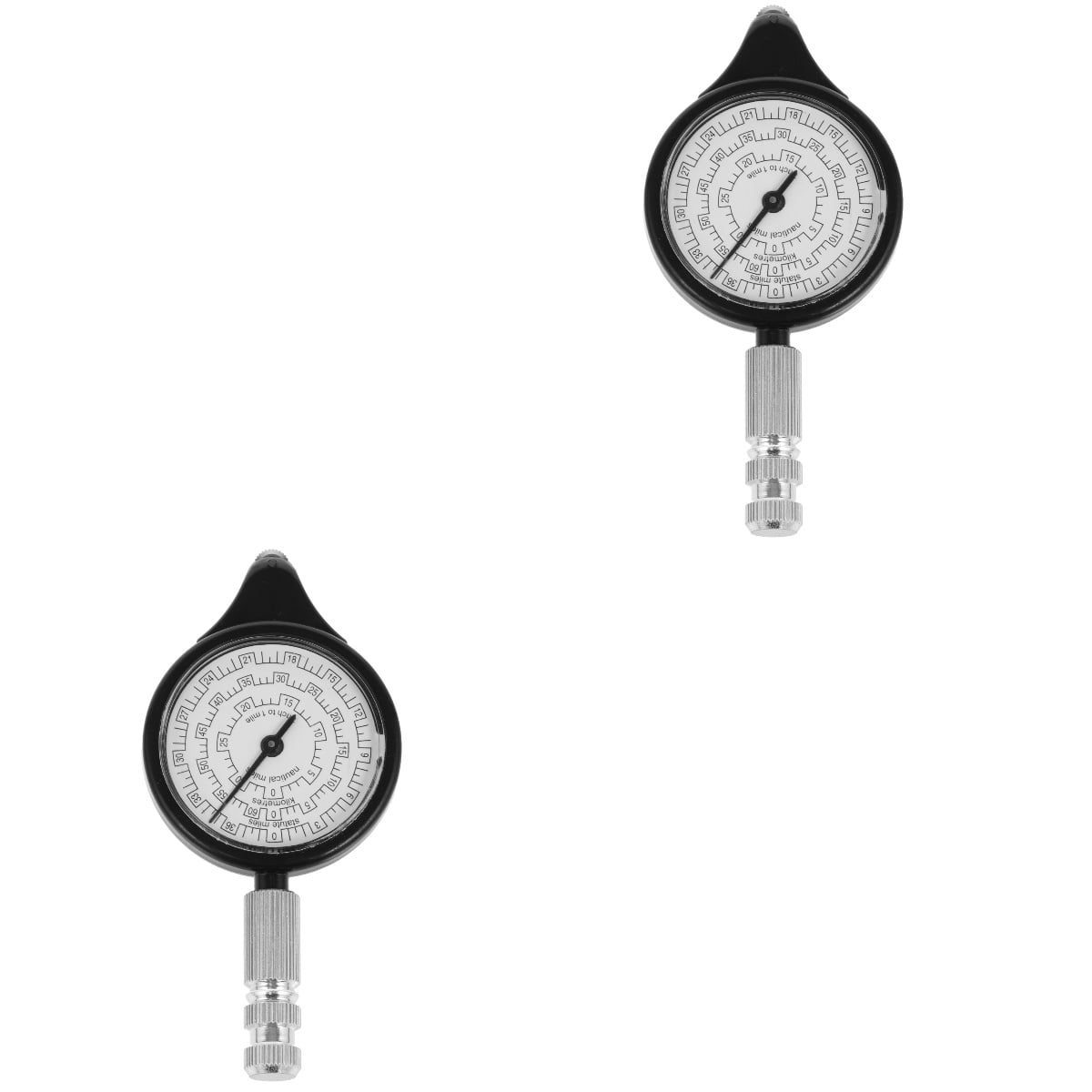 HOMEMAXS 2pcs Survival Map Measurer Portable Map Meter Map Measuring ...