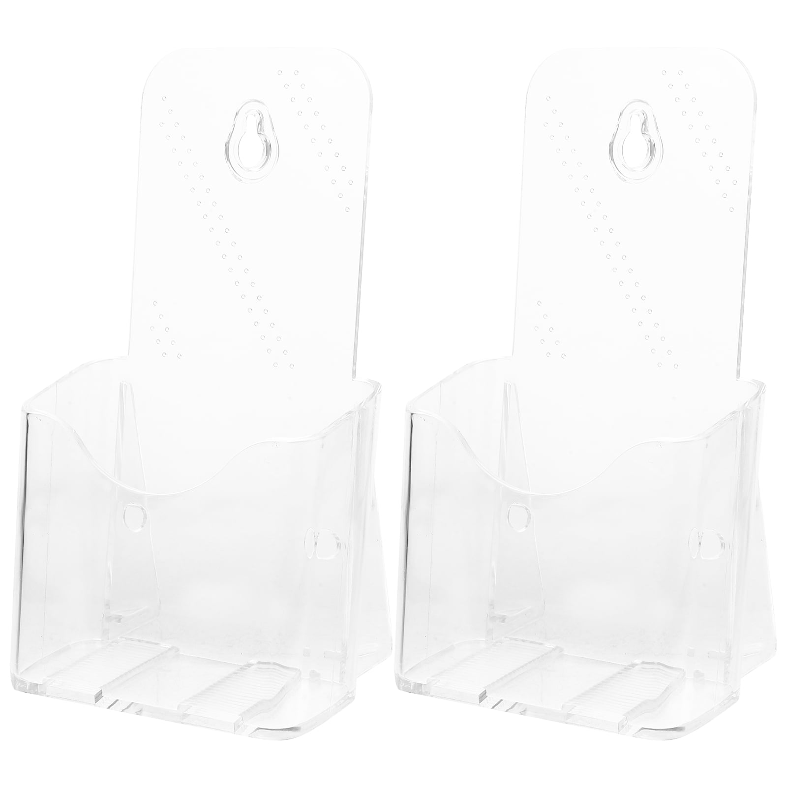 TABLZONE Tabletop Pamphlets Holder Transparent Acrylic Wall Mountable ...