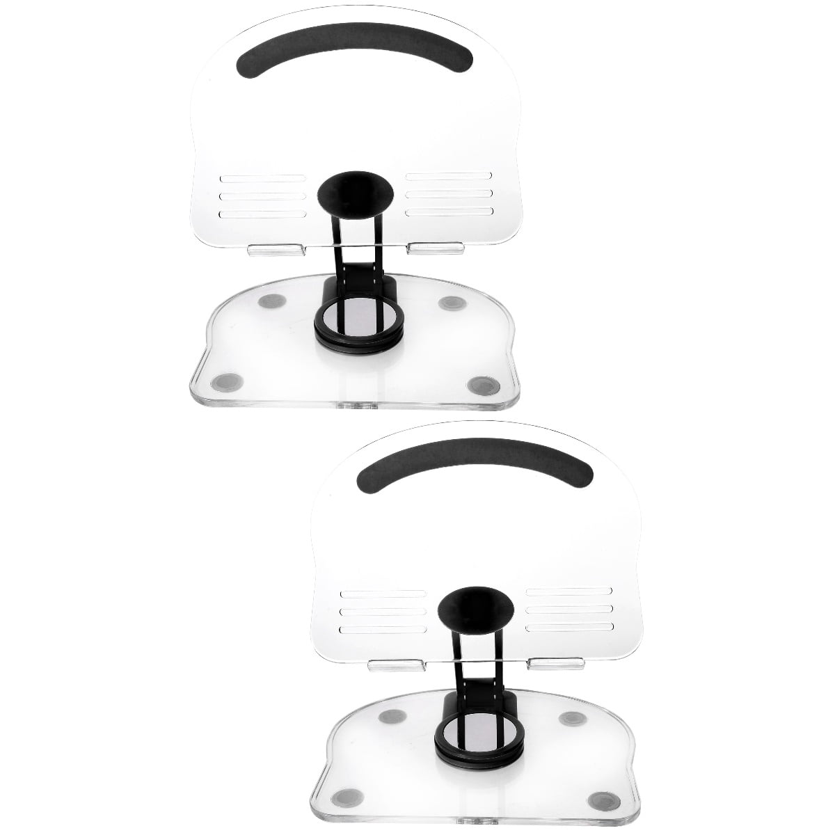 HOMEMAXS 2pcs Tabletop Tablet Acrylic Bracket Adjustable Tablet Stand ...