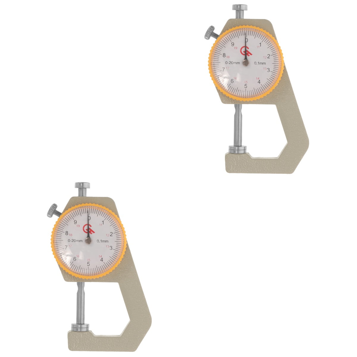 2pcs Thickness Gauge Leather Thickness Measuring Tool Professional ...