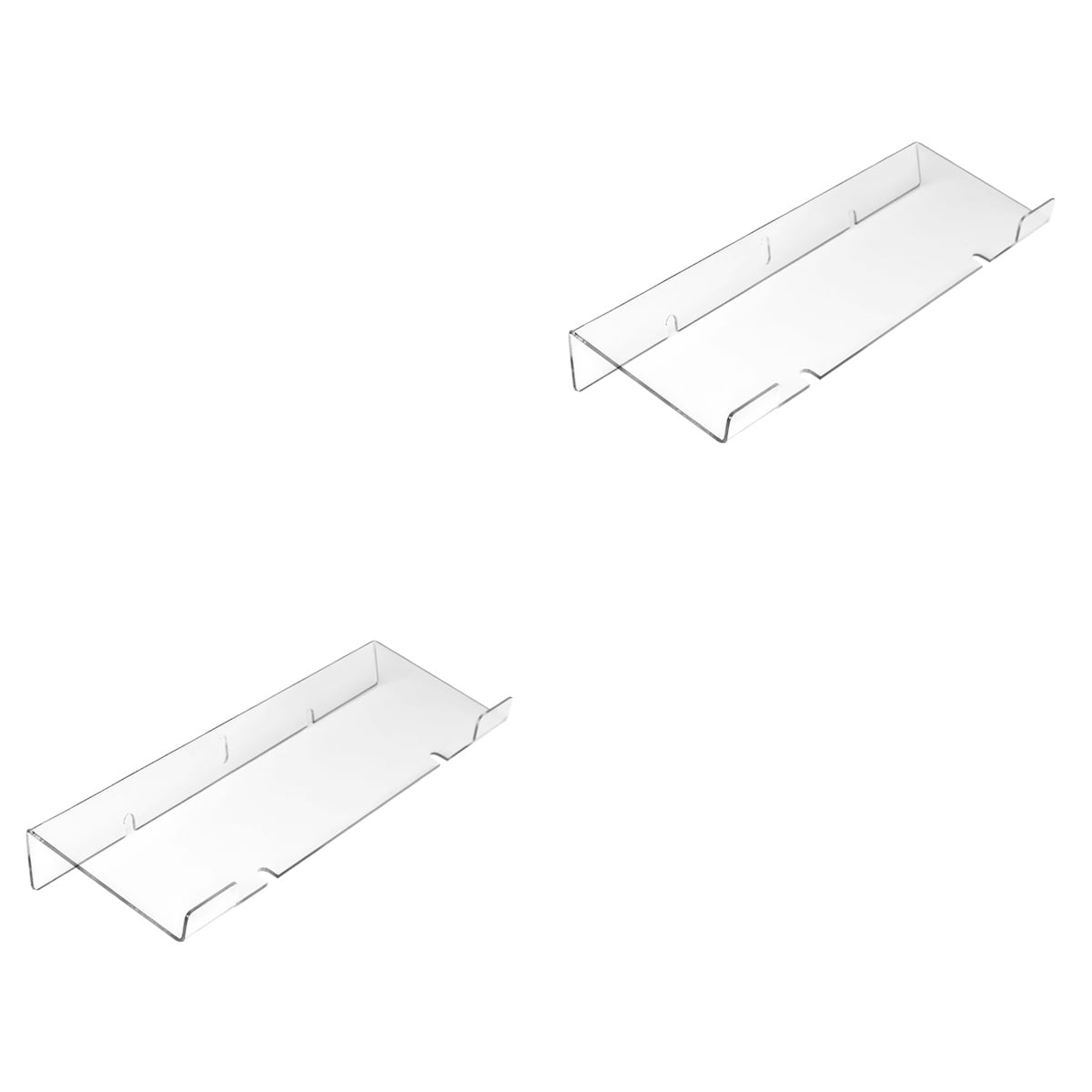 HOMEMAXS 2pcs Tilt Design Keyboard Riser Ergonomic Acrylic Computer ...