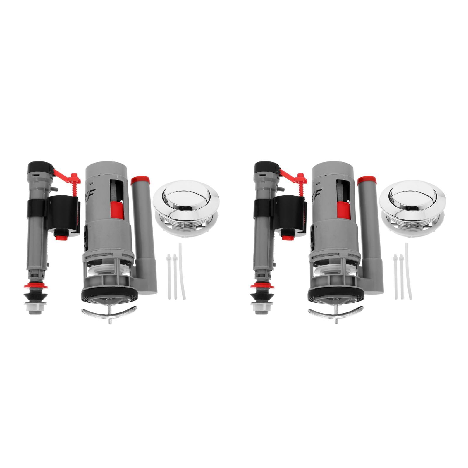 HOMEMAXS 2pcs Toilet Tank Valve Replacement Kit Including Fill Valve ...
