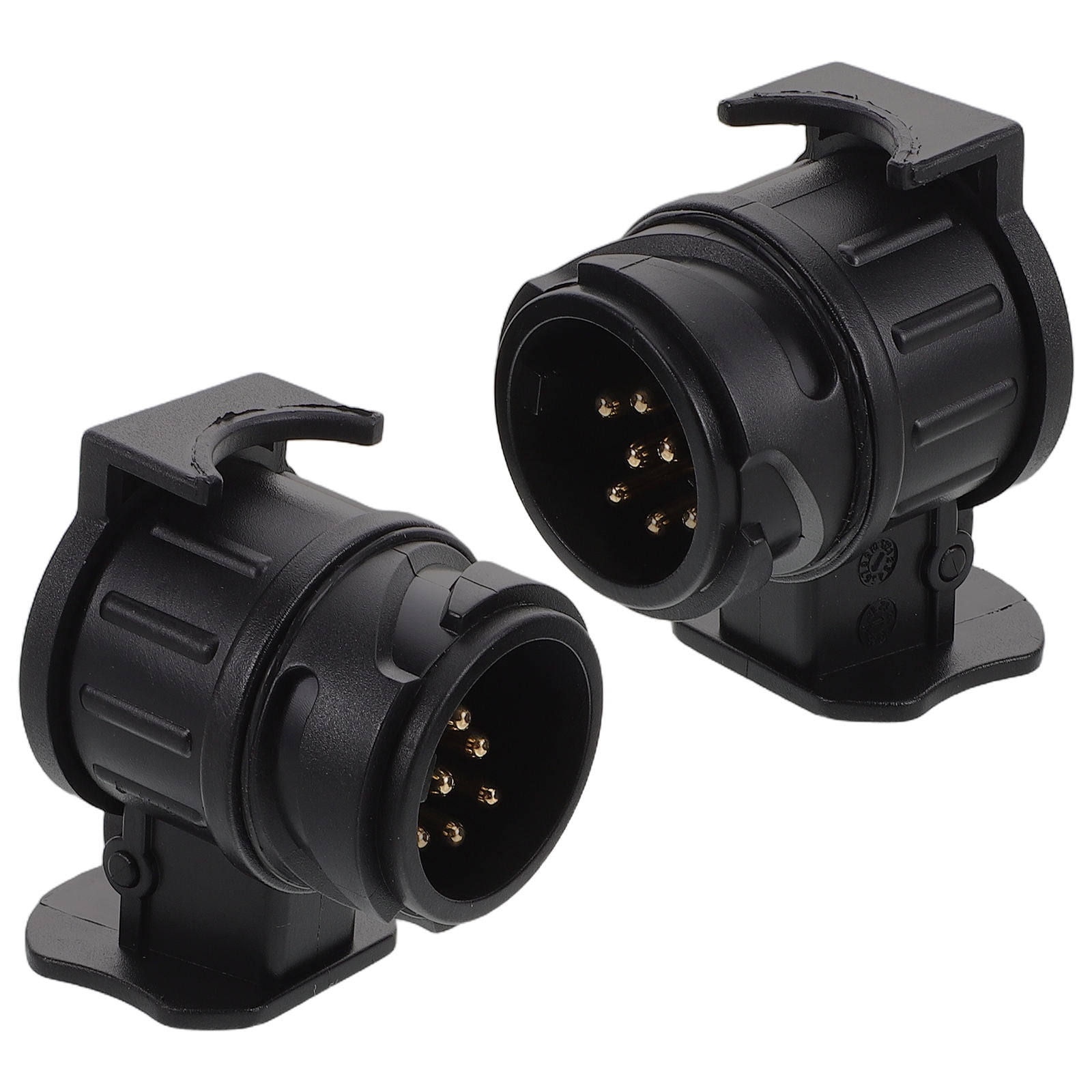 HOMEMAXS Trailer Adapter 13 Pin to 7 Pin Connector for Car Use Black ...