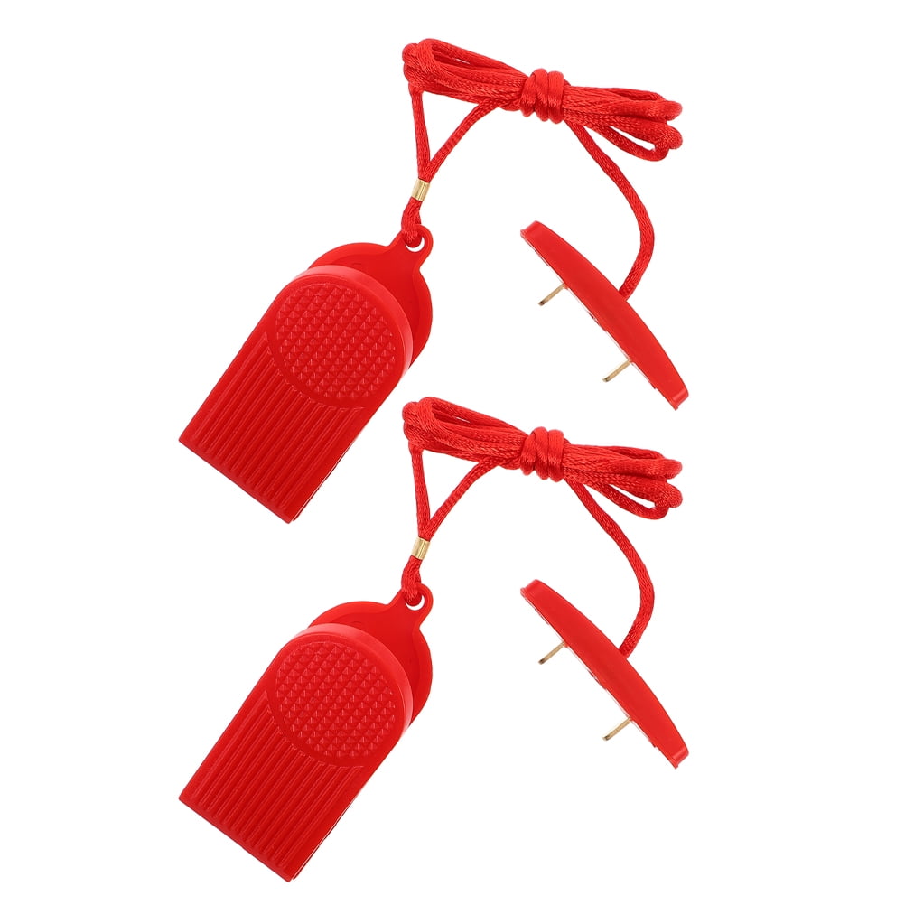 2pcs Universal Treadmill Emergency Stop Key Replacement Dual Insert ...