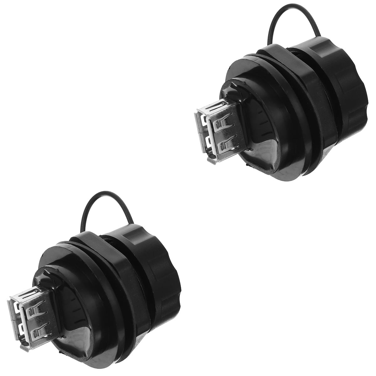 HOMEMAXS 2pcs Usb Panel Mount Usb 2.0 Pass Through Connector Bulkhead ...