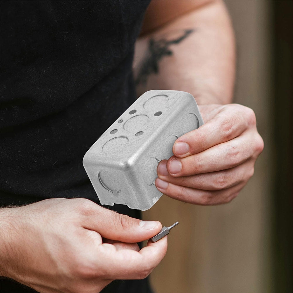 HOMEMAXS 2pcs Wall Mounted Electrical Box For Power Outlets And ...