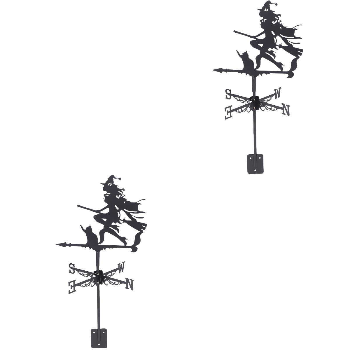 HOMEMAXS 2pcs Weather Vane Wind Direction Indicator Roof Mount Weather ...