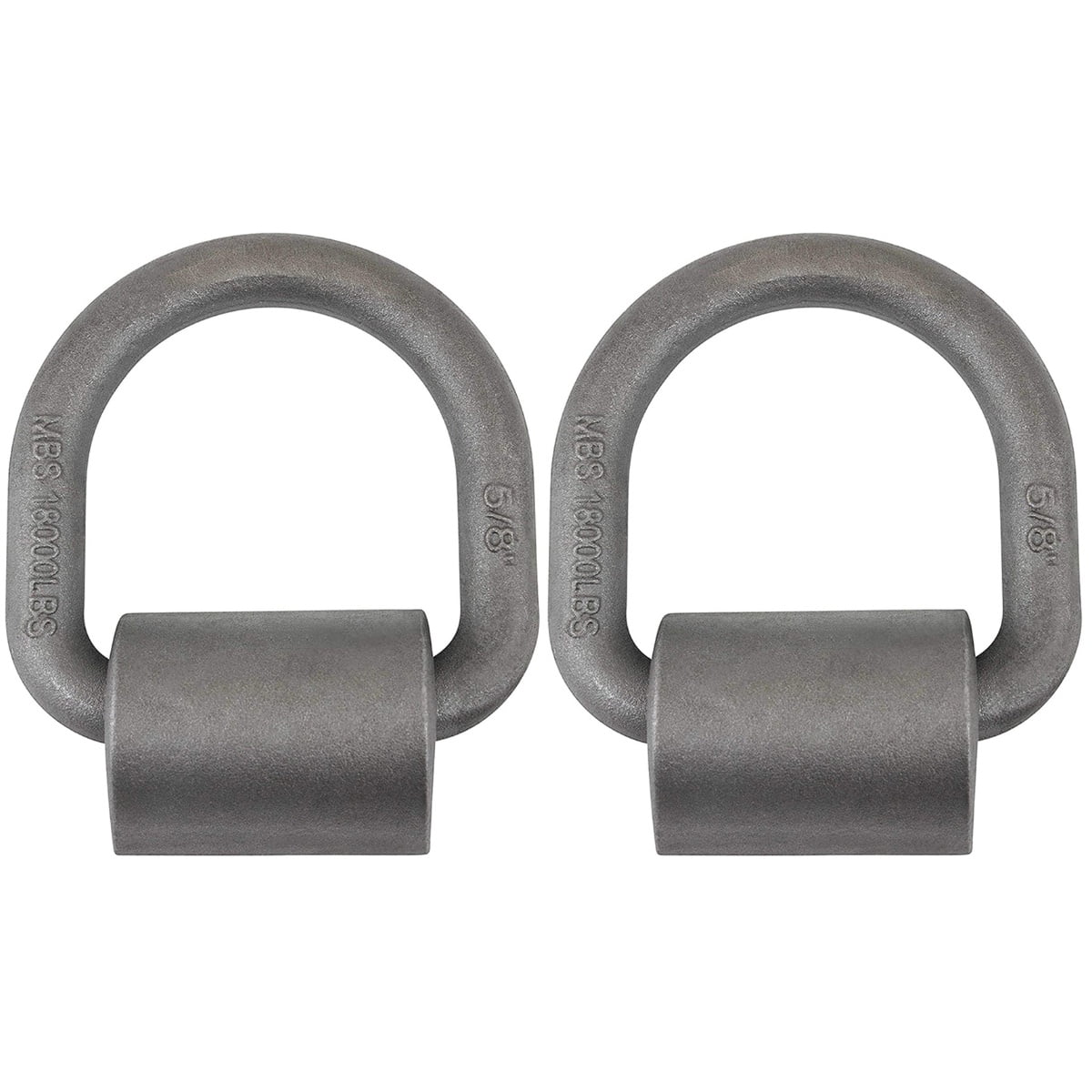 2pcs Weld-on Ring Heavy Duty Weld-on D Ring Trailer Tie Down Anchor(1/2 ...