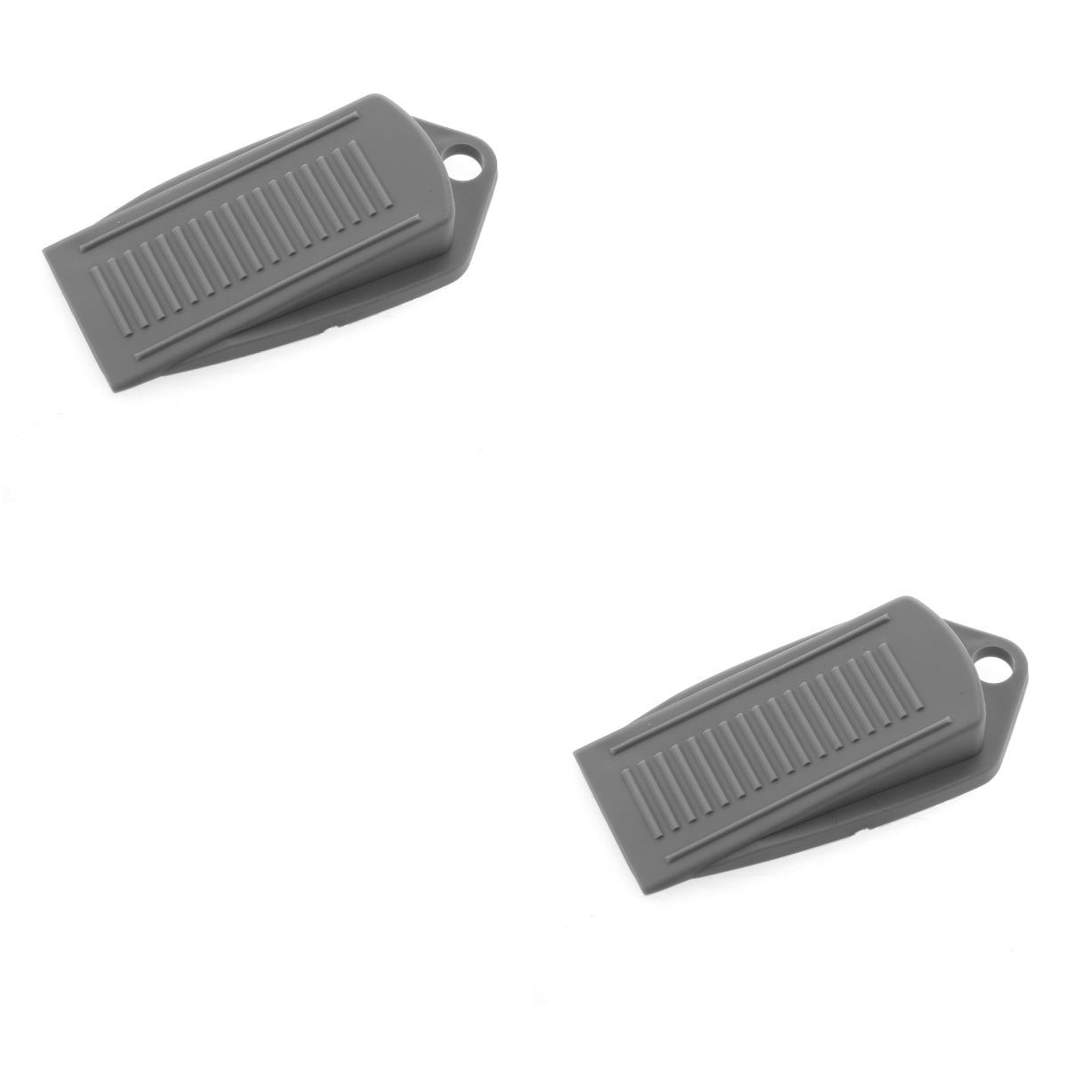 HOMEMAXS 2pcs Wide Foot Rubber Door Stopper Wedge Stop for with Safety ...