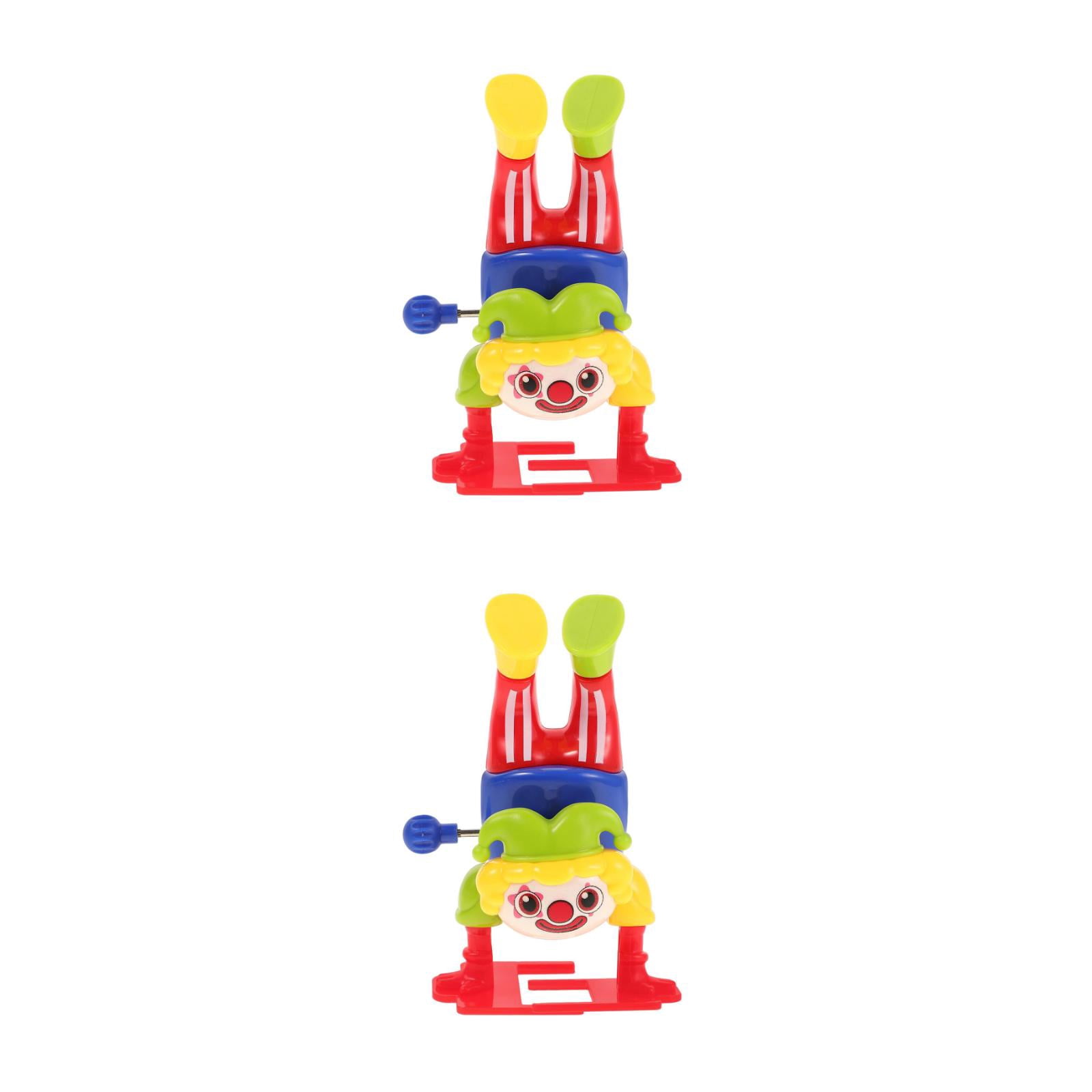 HOMEMAXS 2pcs Wind Up Clown Toy Circus Clown Action Toy, Halloween Wind ...