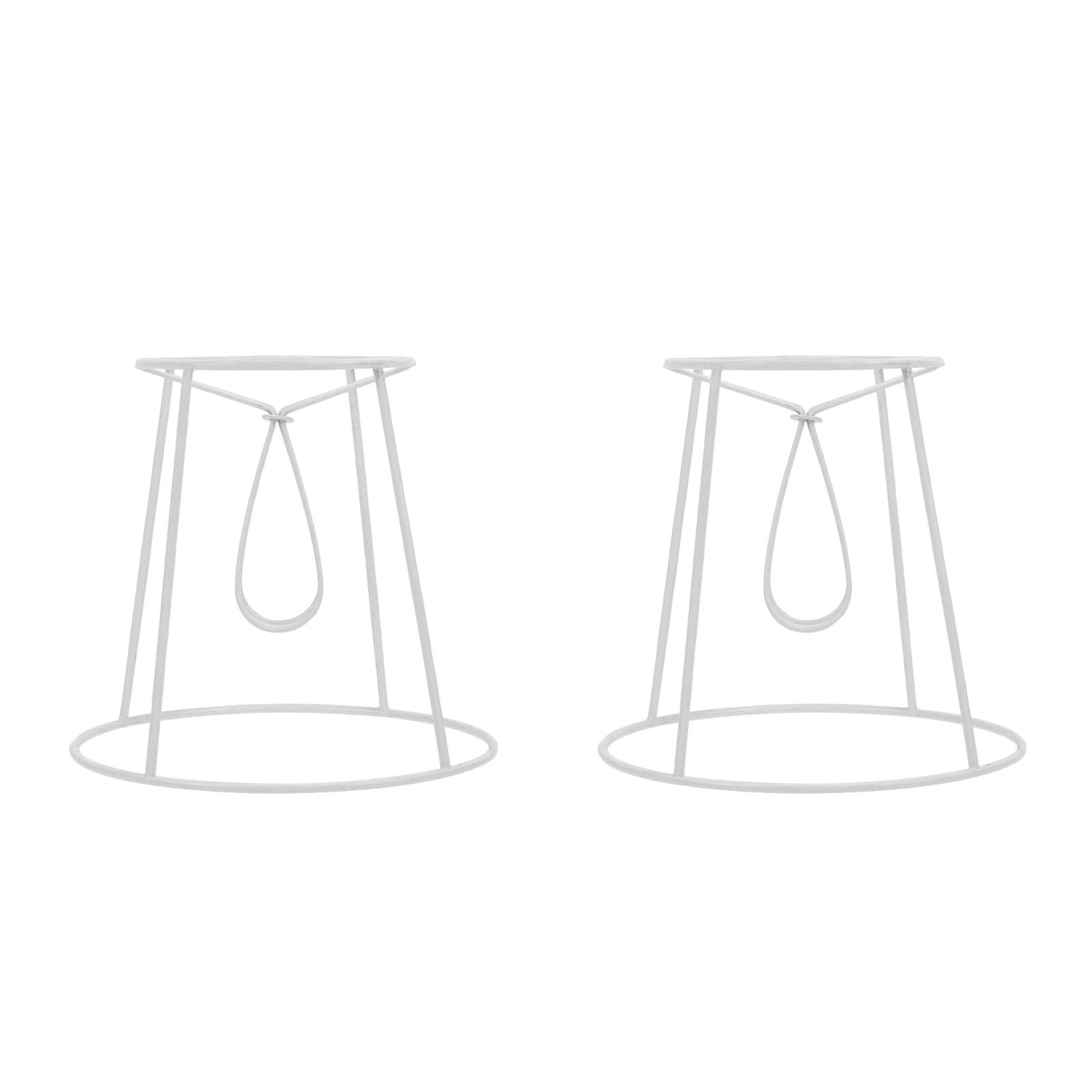 HOMEMAXS 2pcs Wire Lamp Shade Frame For Diy Projects E14 Metal Ring ...