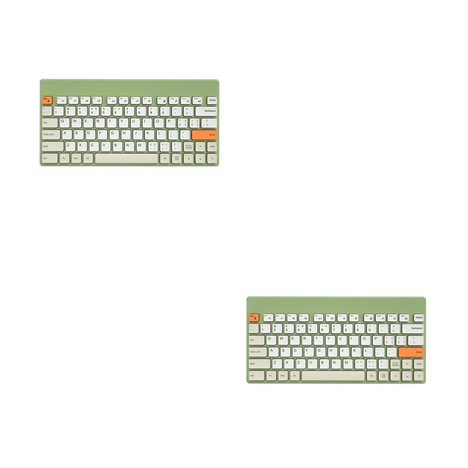 HOMEMAXS 2pcs Wired Computer Keyboard Ergonomic 79 Keys Keyboard for ...