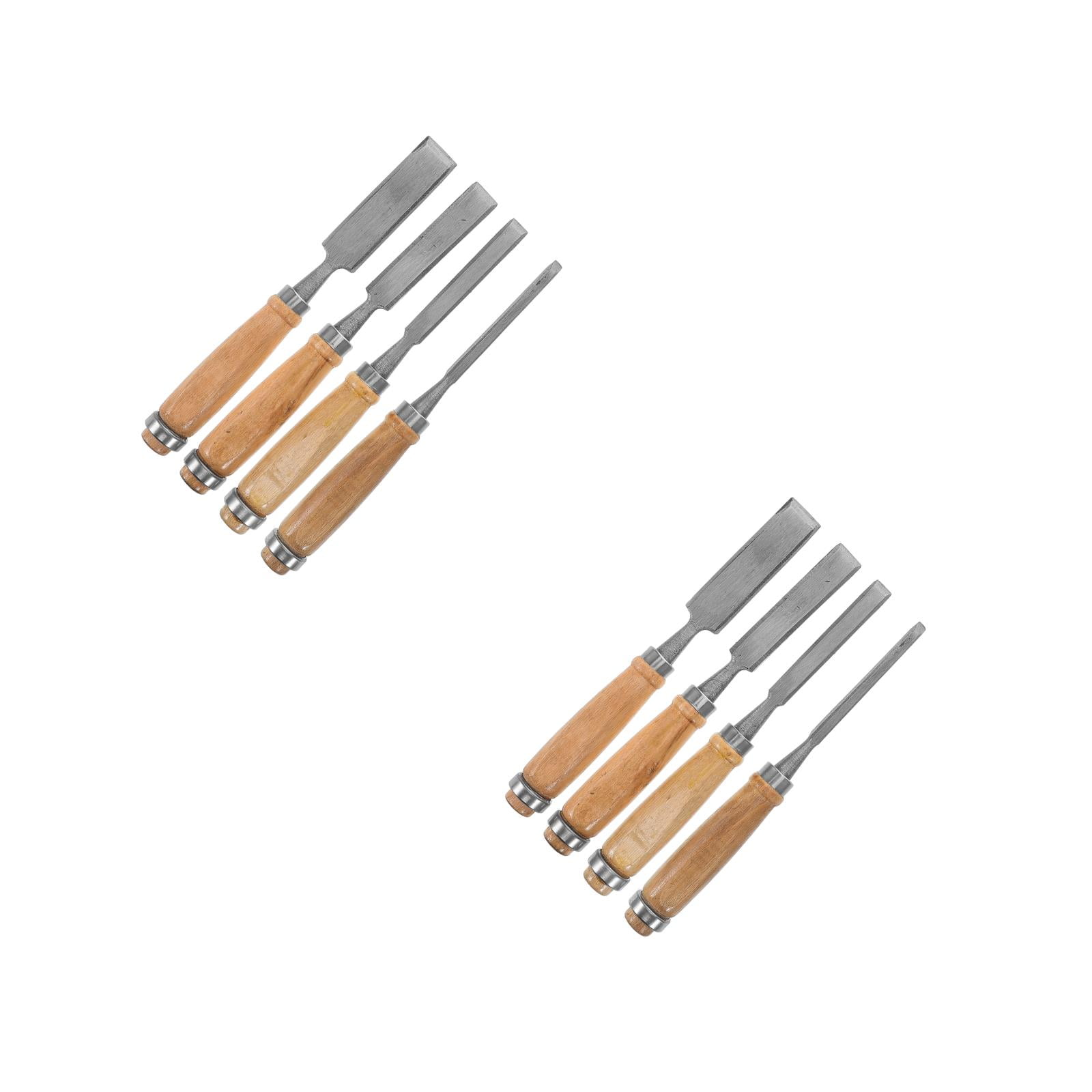 HOMEMAXS 2pcs Wood Chisel Set 4pcs Wood Craft Carving Chisel Carpenter ...