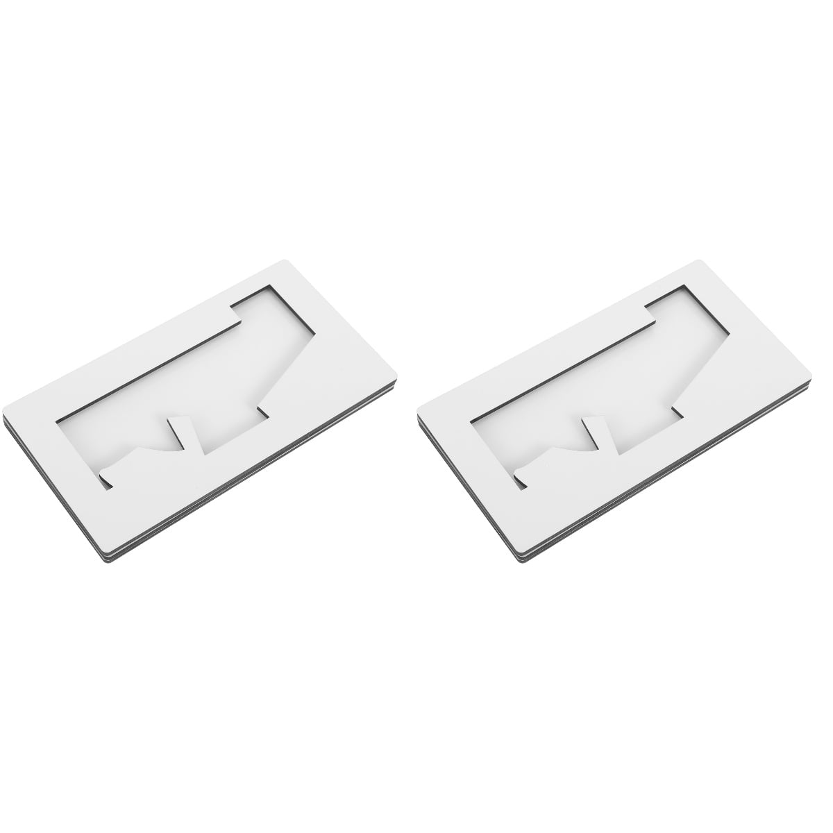 2pcs Wood Money Container Money Wallet DIY Blank Display Cash Holder ...