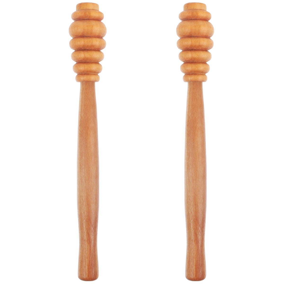 HOMEMAXS 2pcs Wood Stick Small Honey Mixing Dispensing Rod Kitchen ...