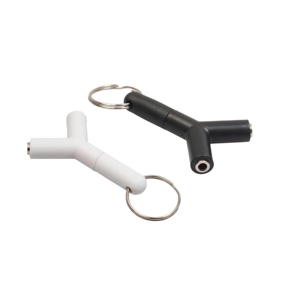 HOMEMAXS 3 .5mm Nose Ring Plugs Portable Audio Splitter Earphone ...