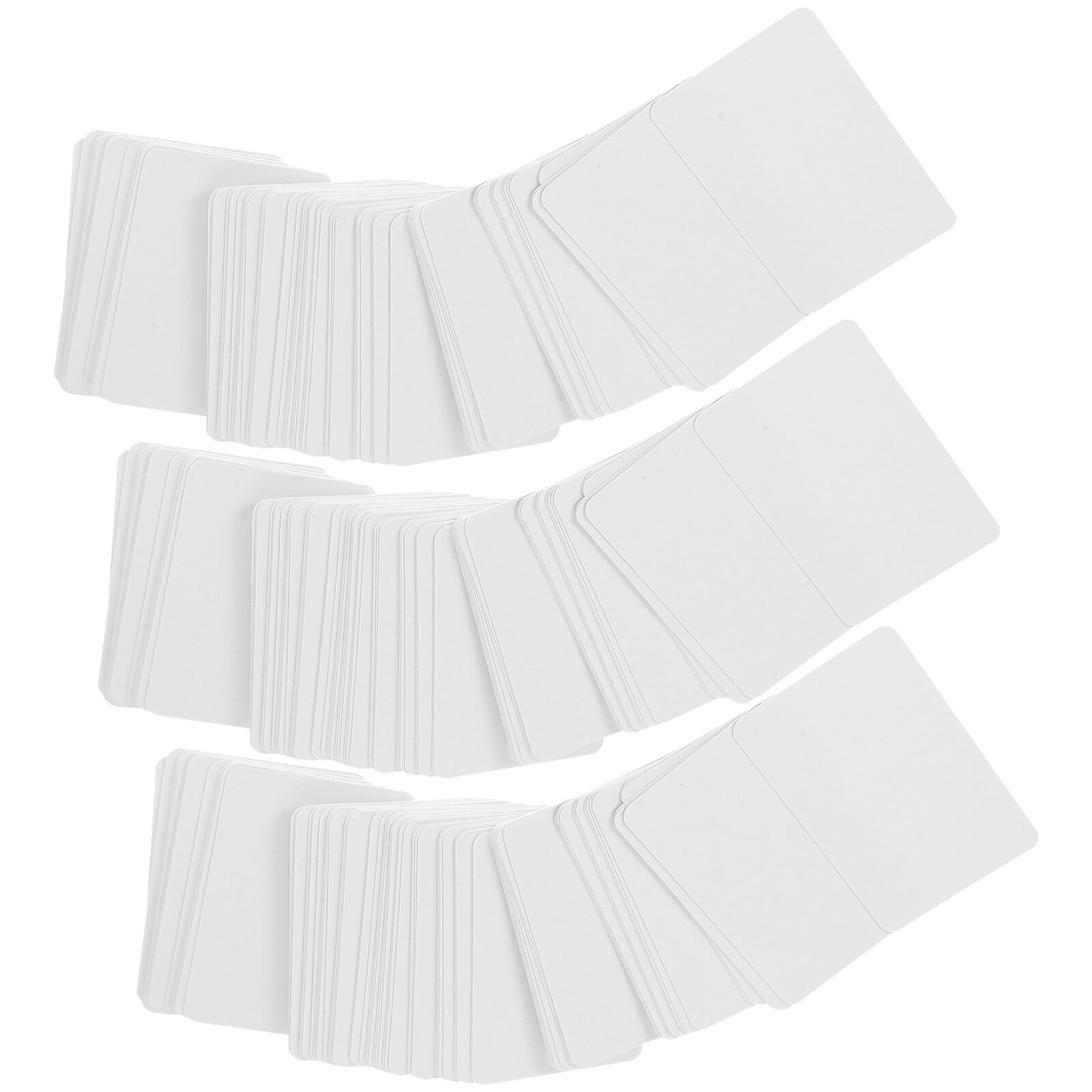 HOMEMAXS 3 Boxes Flash Cards with Playing Blank Small Portable Word ...