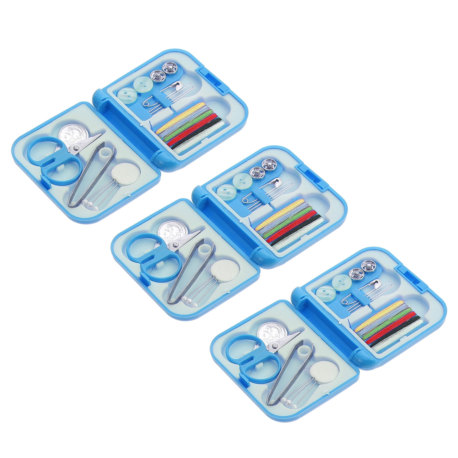 HOMEMAXS 3 Boxes Quilt Sewing Box Set Hand Sewing Tools Child 1.5X1.5X0 ...