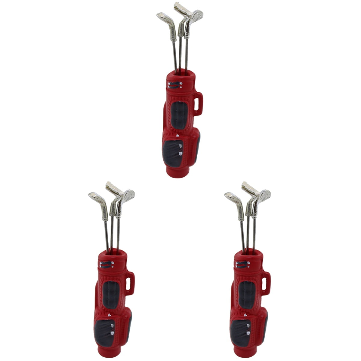 HOMEMAXS 3 Count Mini Golf Clubs House Accessories Miniature Decoration ...