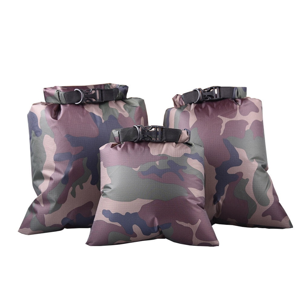 3 PCS Portable Waterproof Dry Rafting Bag Multifunctional Outdoor ...