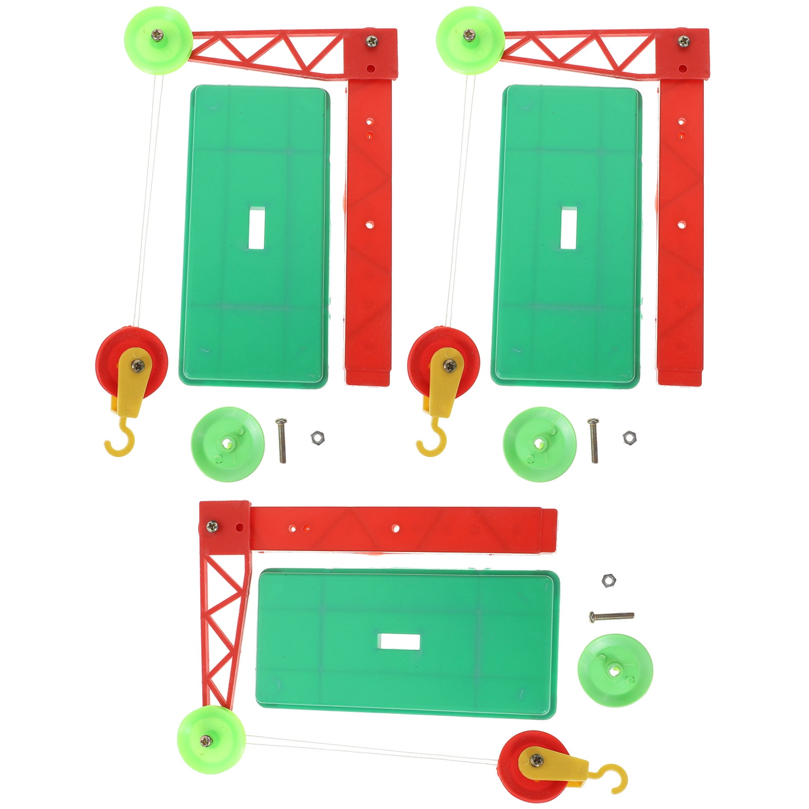 HOMEMAXS 3PCS Pulley Model for Home Teaching Instrument with Smooth ...