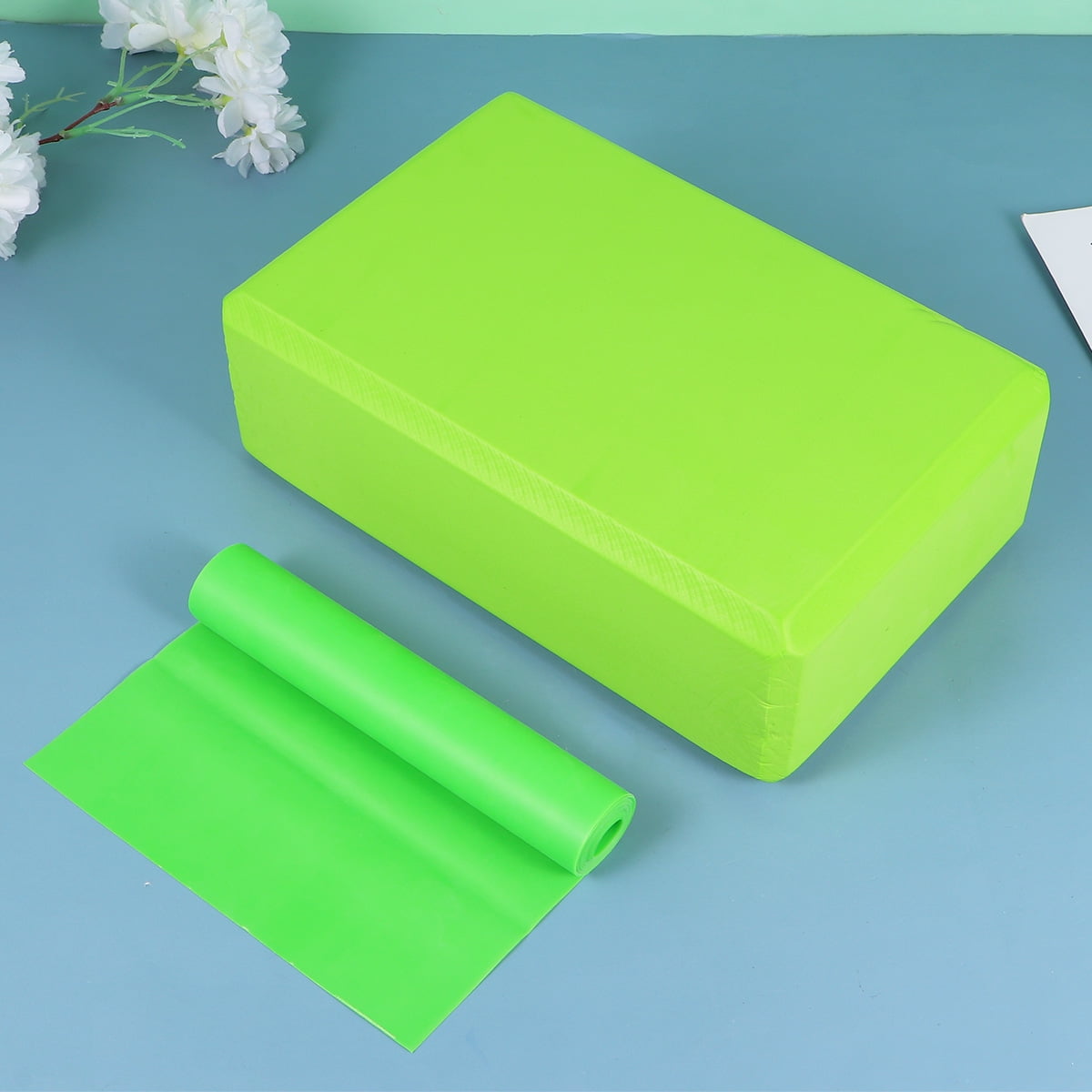 HOMEMAXS 3 PCS Yoga Block Brick Dancing Props Foam Blocks Bricks Green ...