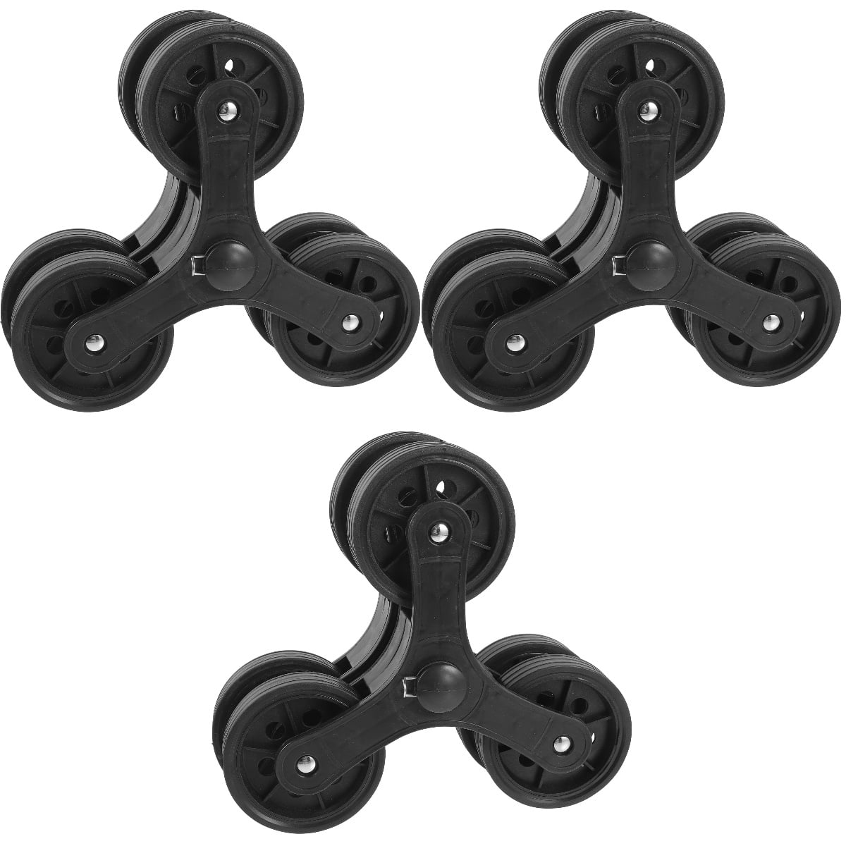 HOMEMAXS 3 Pairs Shopping Trolley Caster Shopping Cart Wheels ...