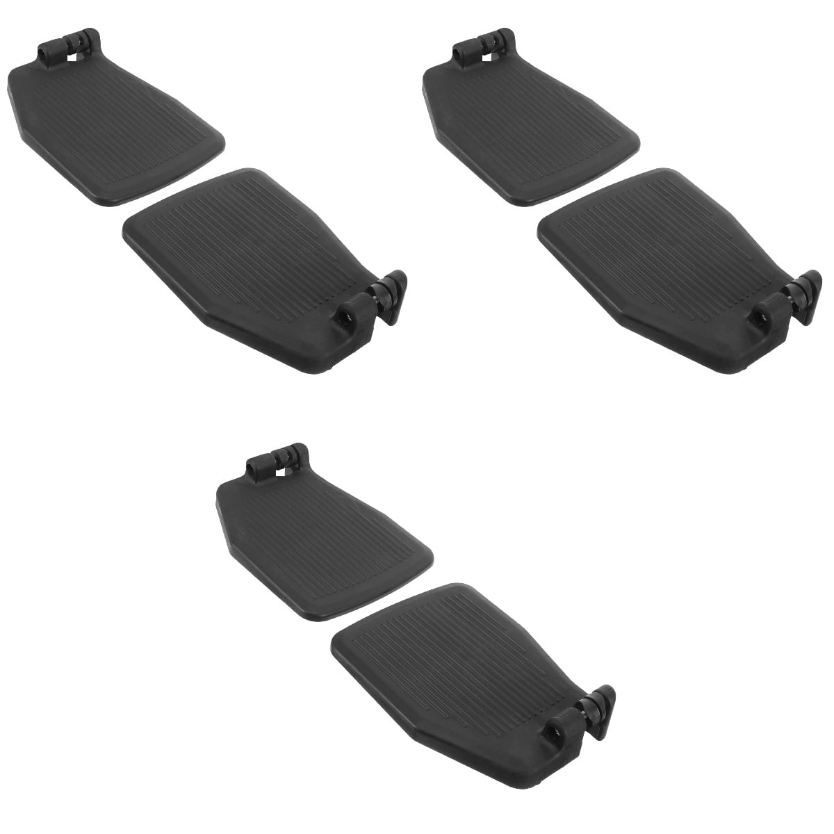 HOMEMAXS 3 Pairs of Wheelchair Pedal Elevating Wheelchair Footplates ...