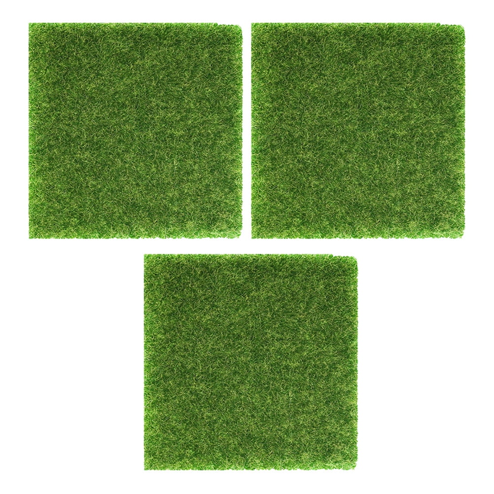 HOMEMAXS 3 Pcs Artificial Grass Sample Simulated Fake Turf - Walmart.com