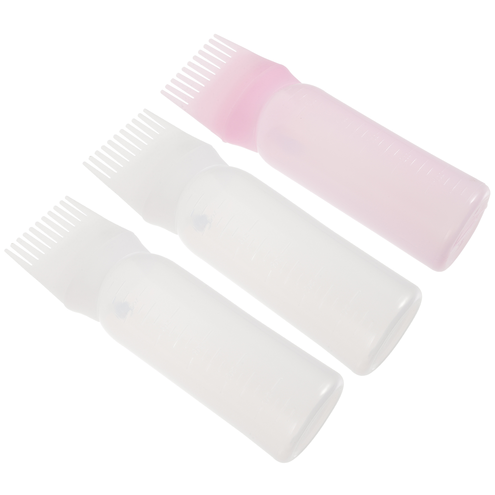 HOMEMAXS 3 Pcs Comb Bottle Applicator Brush Dispenser Hair Shampoo Oil ...