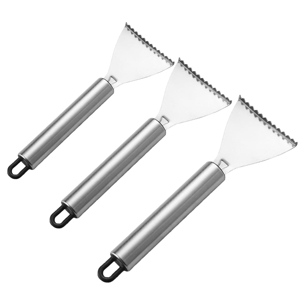 HOMEMAXS 3 Pcs Fish Scalers Bone Remover Gripper Held Grabber Silver ...