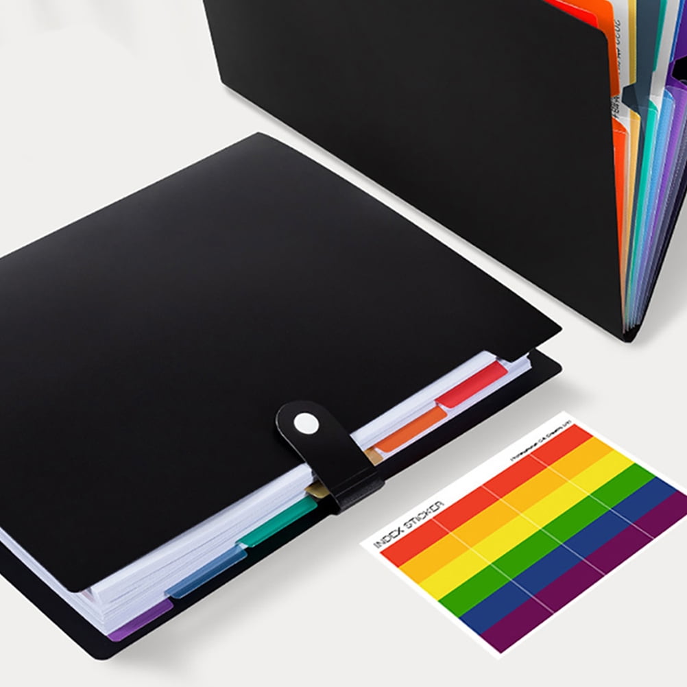 HOMEMAXS 3 Pcs Folder Storage Pack Multiple Paper File Organizer Office ...