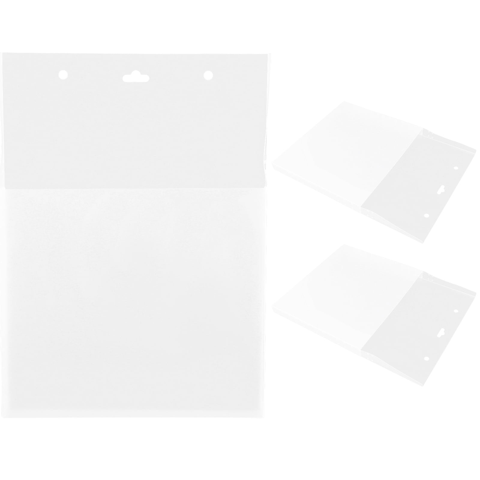 HOMEMAXS 3 Pcs Hanging File Holder Hangers Magazine Wall Files Office ...