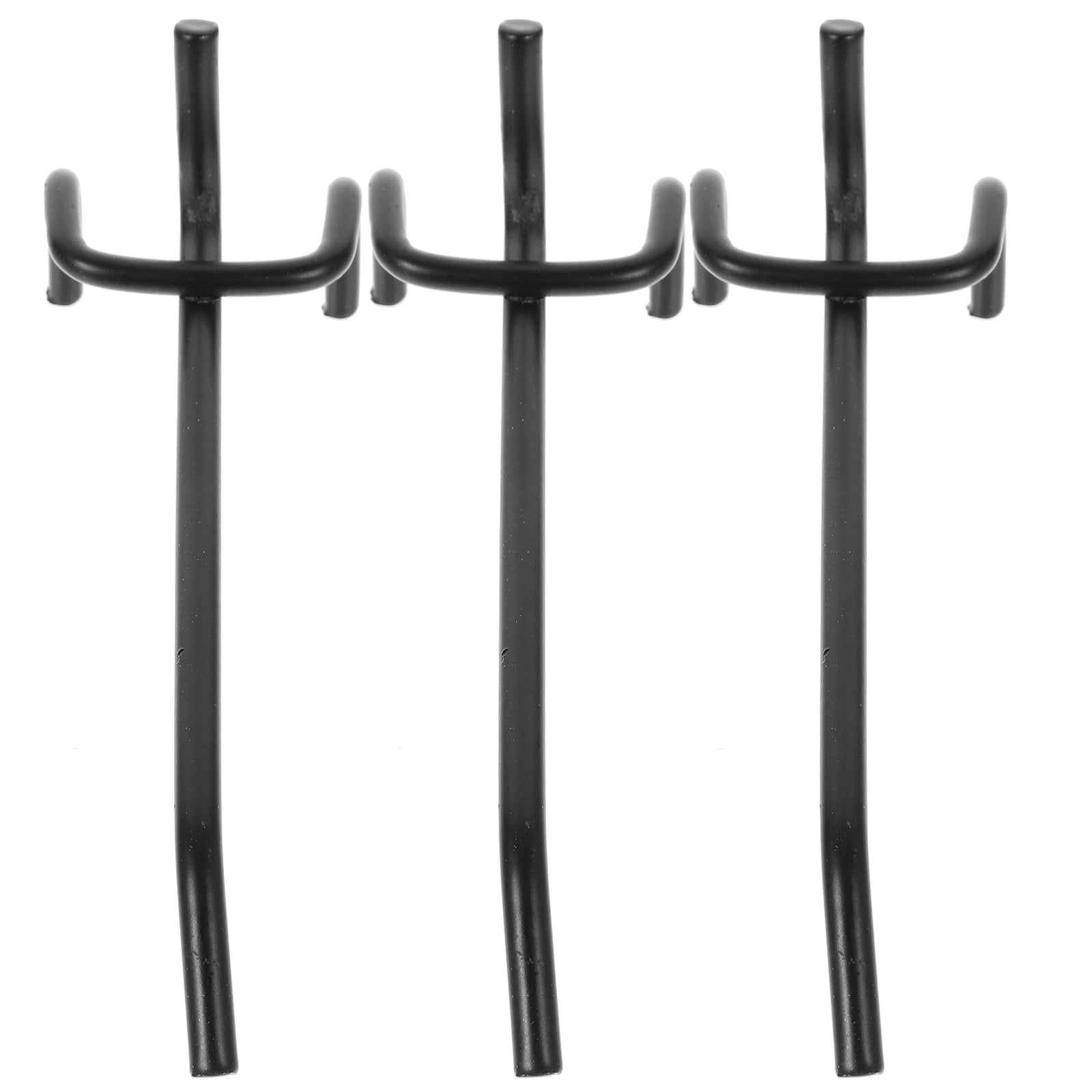HOMEMAXS 3 Pcs Hooks Triangle Pegboard Hanging Hardware Office Girl ...