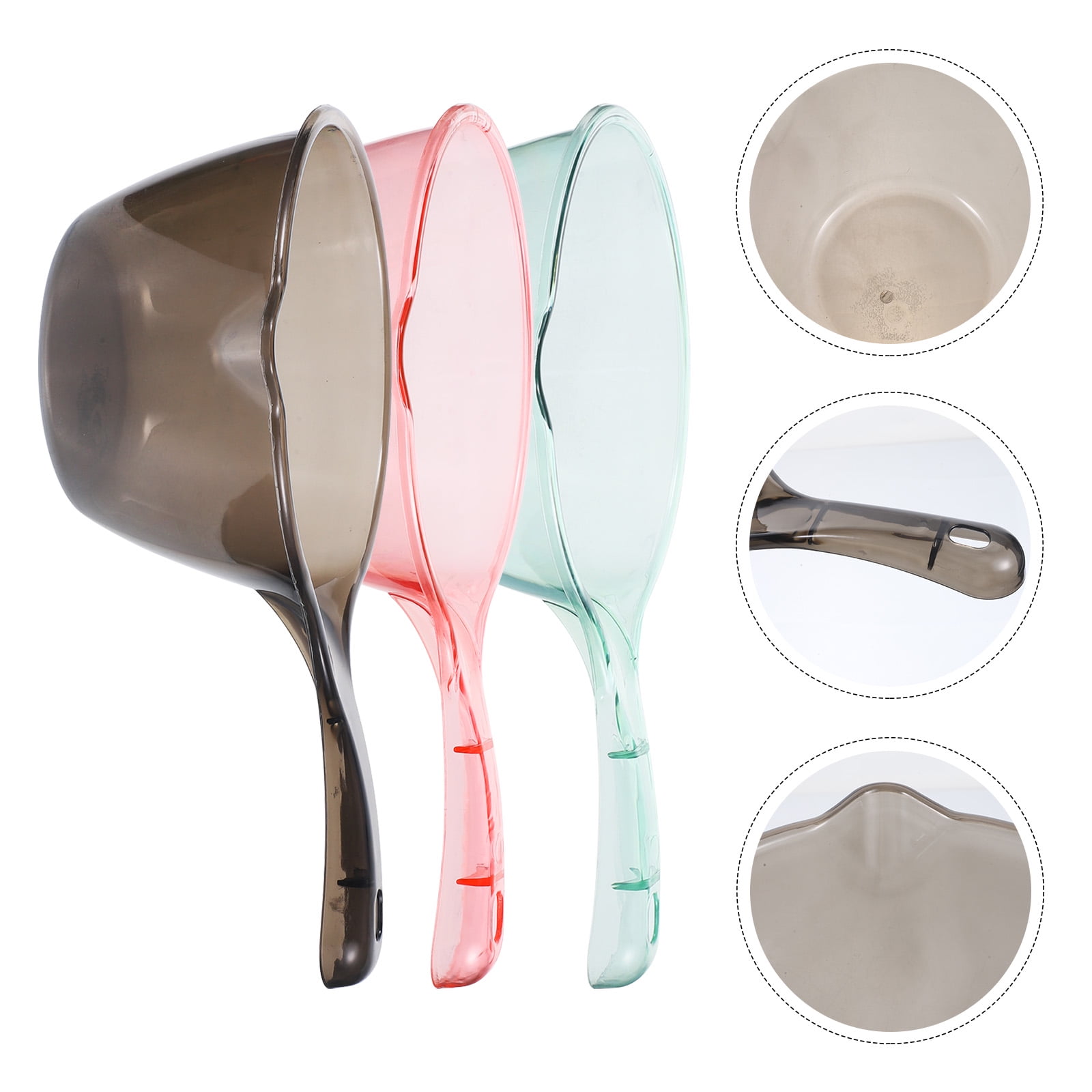 3 Pcs Plastic Reusable Water Spoon Coordinate Scoop Ladle Ladles Baby ...