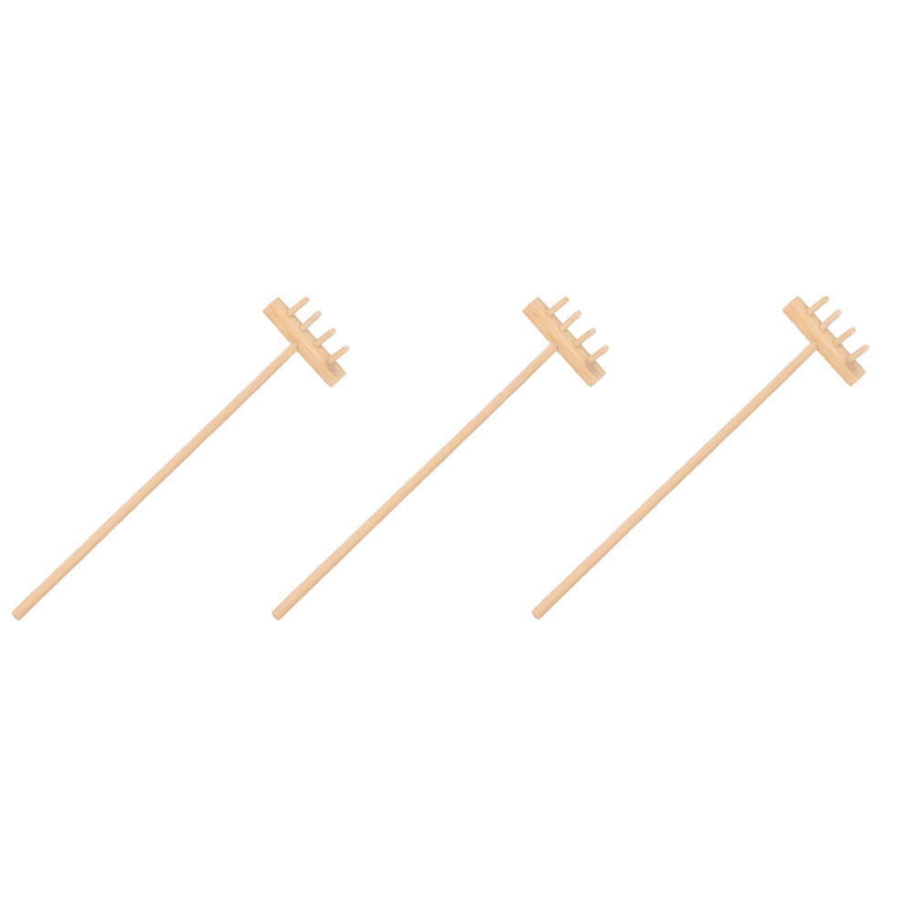 HOMEMAXS 3 Pcs Sand Rake Mini Rake Mini Zen Garden Tools 14X3.5CM ...