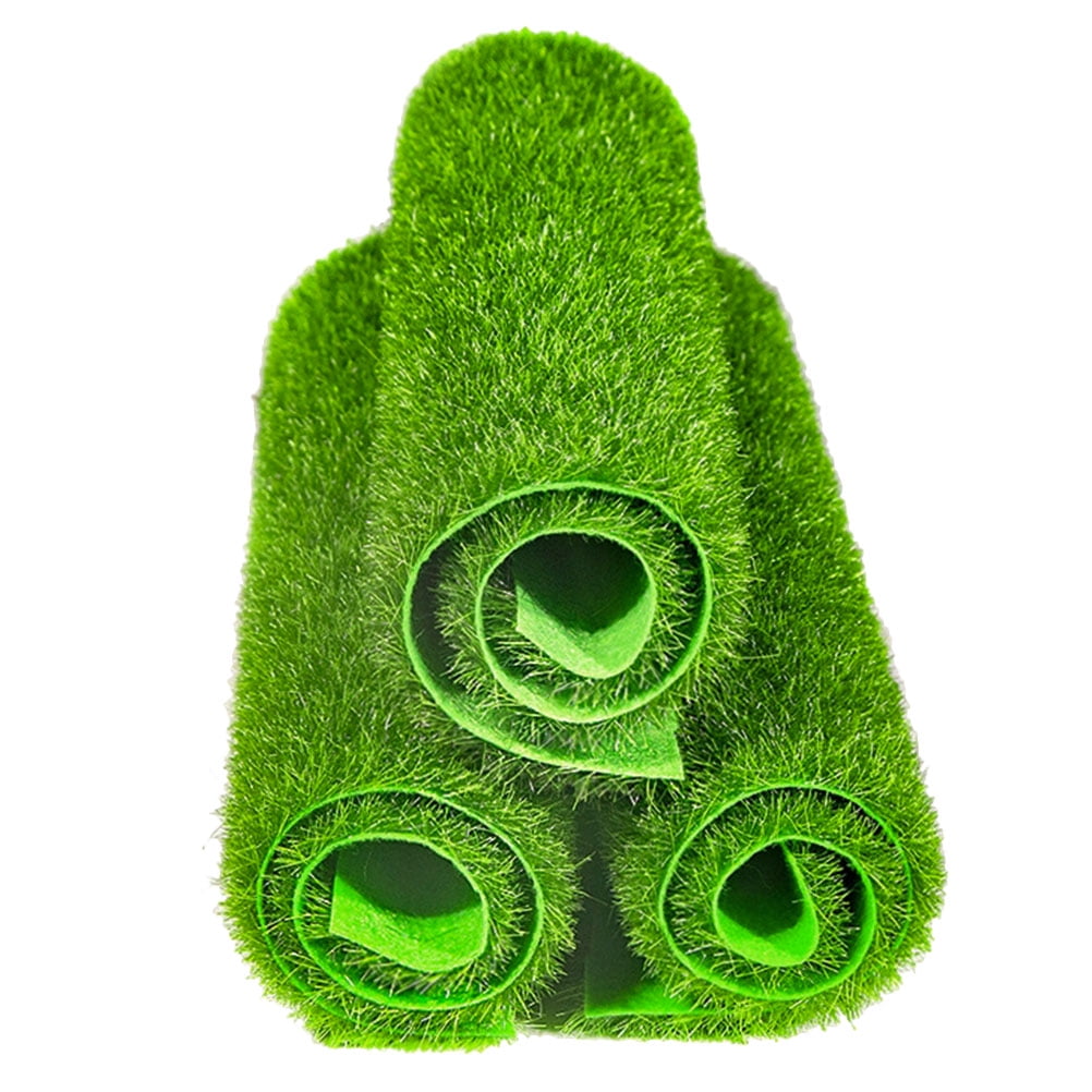 HOMEMAXS 3 Pcs Simulated Lawn Moss Portable Grass Mat Modeling ...