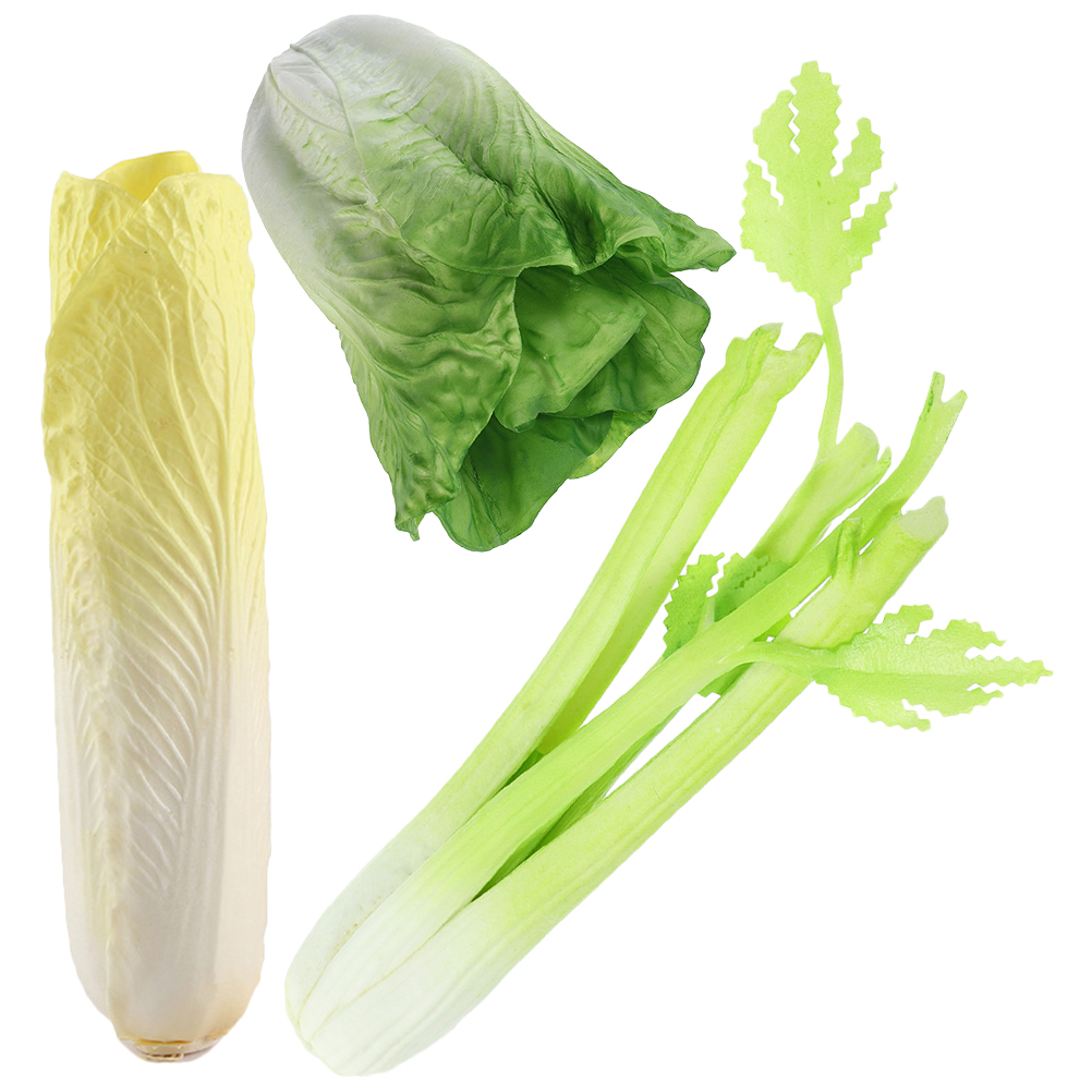 HOMEMAXS 3 Pcs Simulated Vegetable Model Simulation Cabbage Models ...