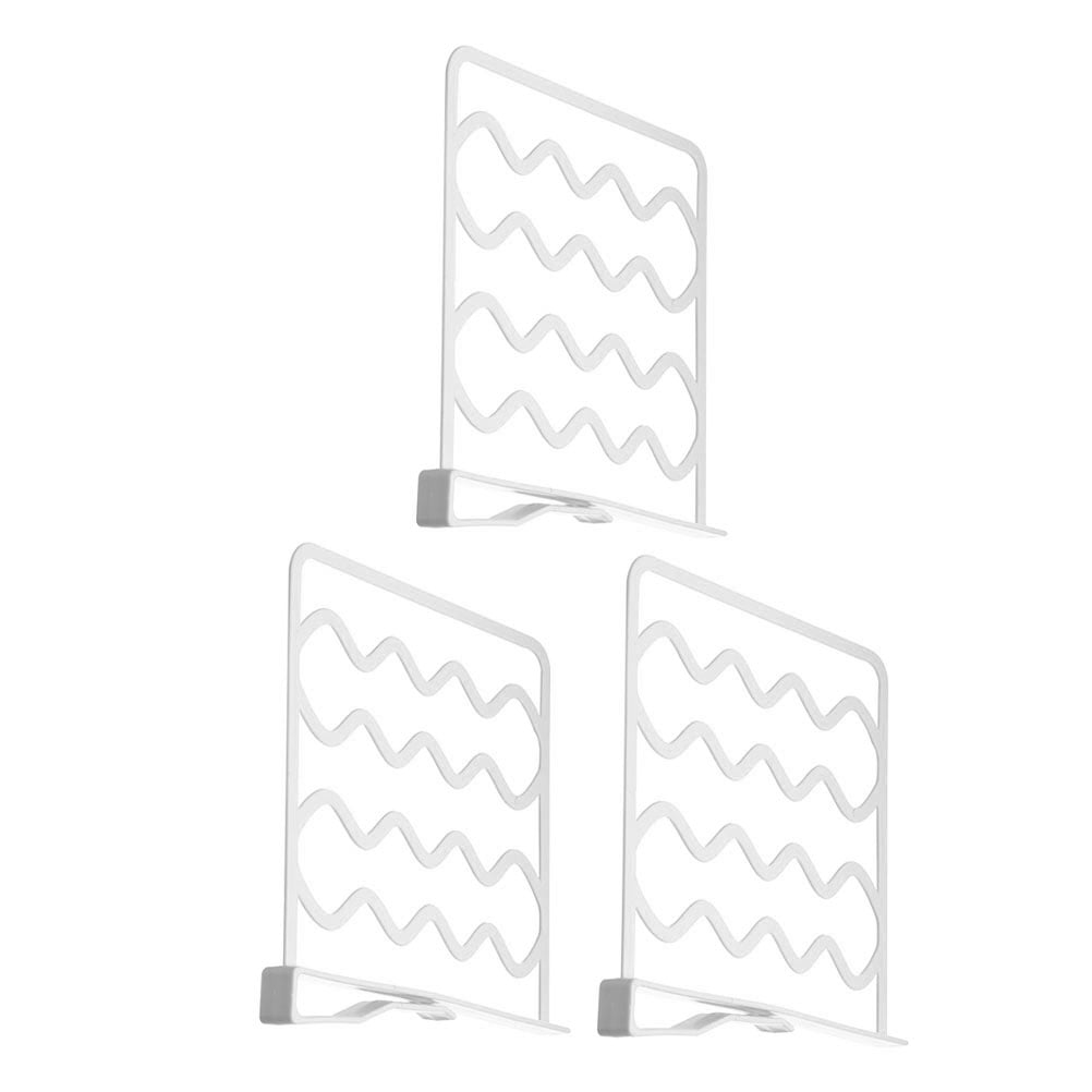 HOMEMAXS 3 Pcs Storage Partition Closet Shelf Divider Racks Kitchen ...