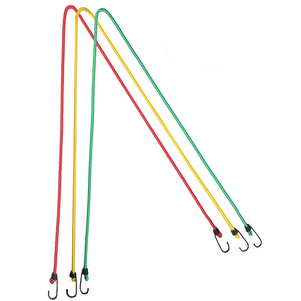 HOMEMAXS 3 Pcs Tent Rope Fixing Belts Elastic Cord Outdoor Expandable ...