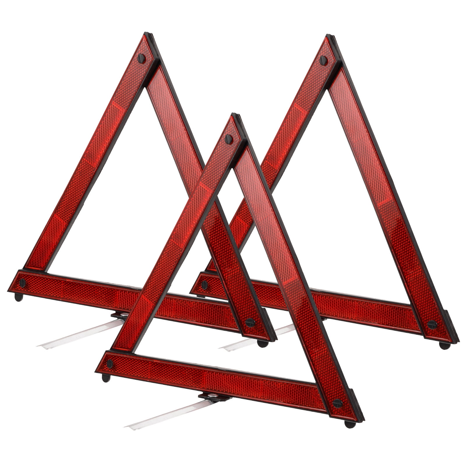 HOMEMAXS 3 Pcs Warning Triangle Vehicle Kit Barrier Cones with ...