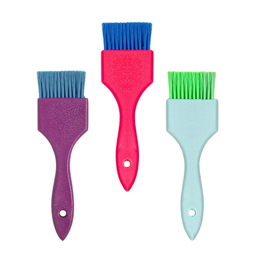 3pcs Hair Dye Applicator Brush for Home Use Assorted Color Lightweight ...