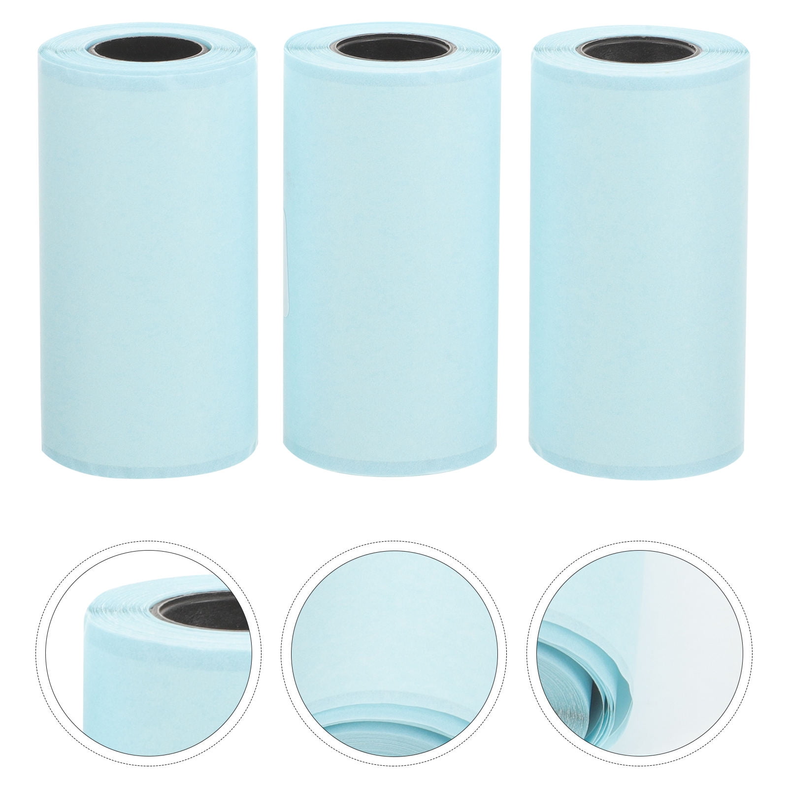 HOMEMAXS 3 Rolls Label Sticker Adhesive Printer Paper Double Sided Tape ...