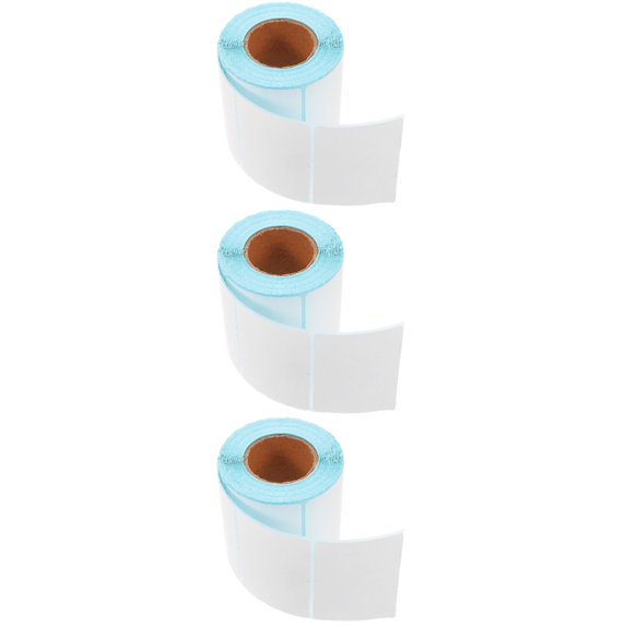 HOMEMAXS 3 Rolls Self Adhesive Address Labels Blank Shipping Labels ...
